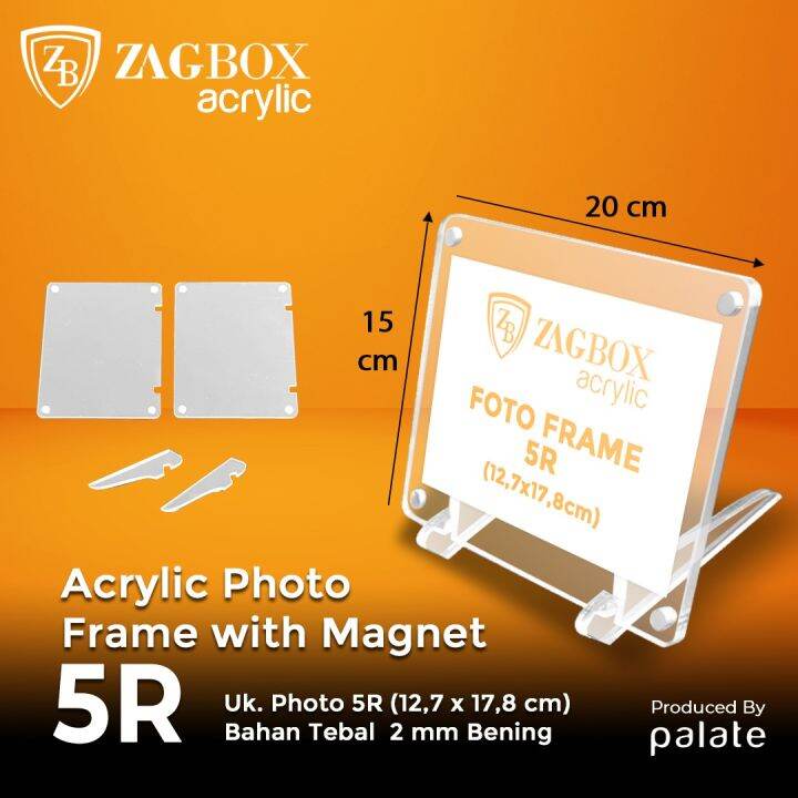 Frame photo card Korea Magnet / Display Akrilik Frame 5R | Lazada Indonesia