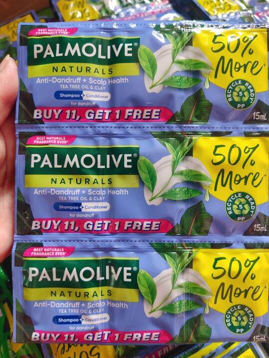 Palmolive Naturals shampoo anti-dandruff(blue) 12 pcs per dozen | Lazada PH