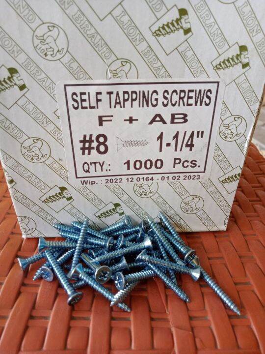 Skrup Tapping 3cm sekrup F+Ab 8x1 1/4 Lion 1Dus 1000pcs | Lazada Indonesia