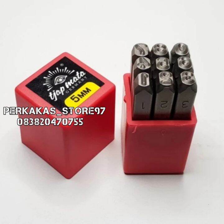 Angka ketok alat ketok angka 2mm 3mm 4mm 5mm 6mm 8mm 10mm 12mm letter ...