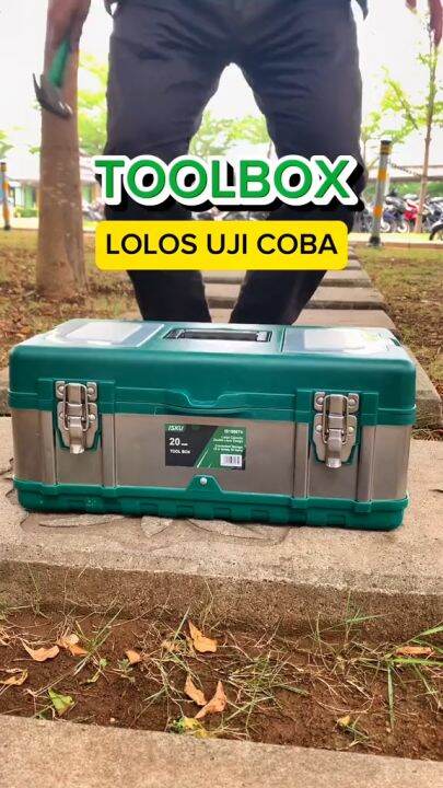ISKU Tool box Besar 15-20 Inch Box Alat Perkakas Tool Box Bahan ...