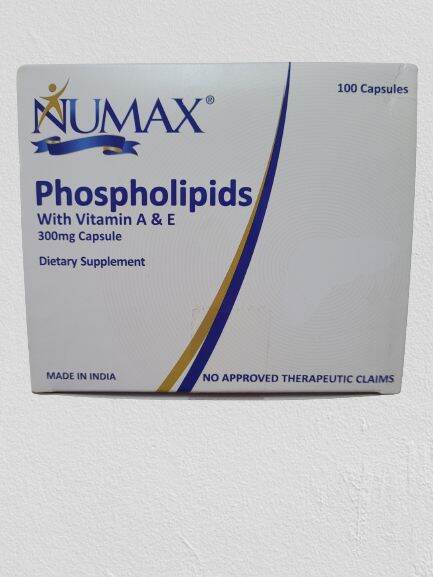 Numax Phospholipids 300mg with Vitamin A & E 100's | Lazada PH