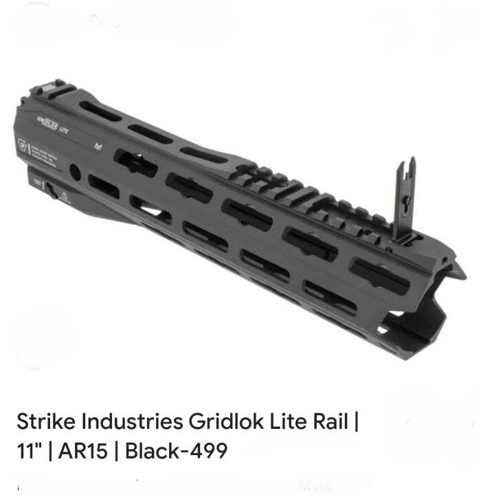 Strike industries Gridlok Lite 11" Handguard with Integrated front ...