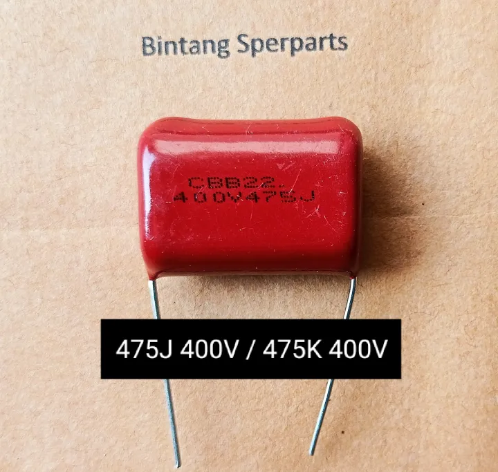 KAPASITOR MILAR 475J 400V CAPACITOR MILAR 475J 400V MILAR 475 J 400V ...