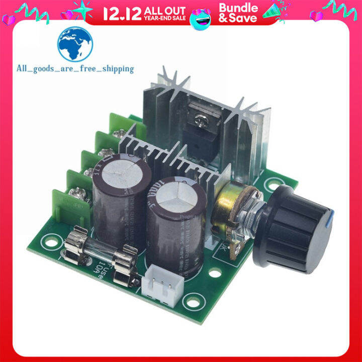 DC 12-40V 12V-40V 10A PWM Motor Speed Control Switch Controller Volt Regulator Dimmer | Lazada PH