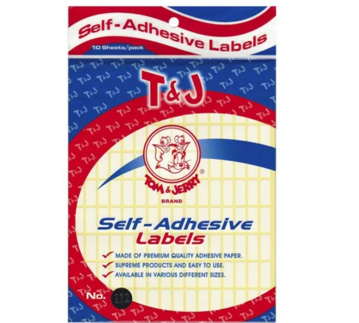 STICKER TOM & JERRY 112 LABEL T&J 112 | Lazada Indonesia