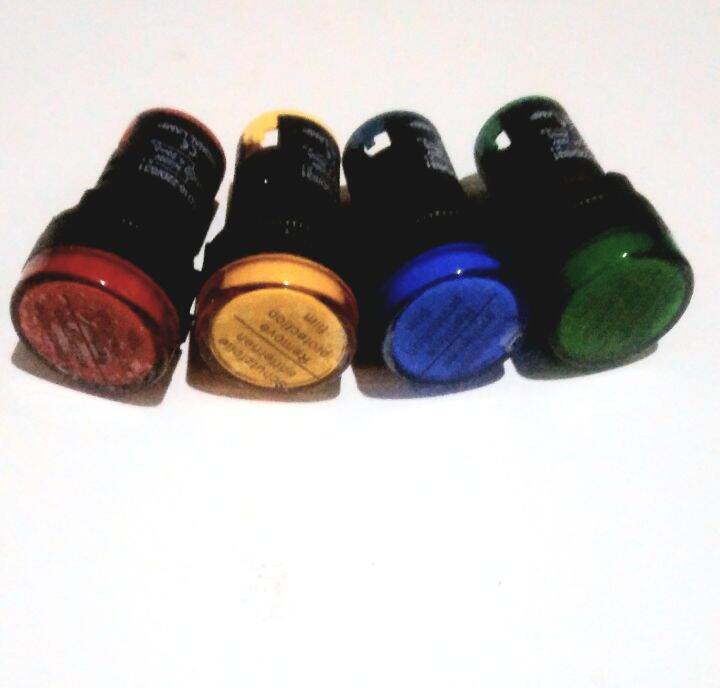 1 PCS PILOT LAMP/ SIGNAL LAMP INDIKATOR PANEL LISTRIK AD16-22D/S31 LED ...