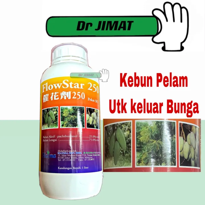 Original FlowStar 250 / Paclobutrazol 25% / Penggalak Bunga Pelam / Hasil Harum manis | Lazada