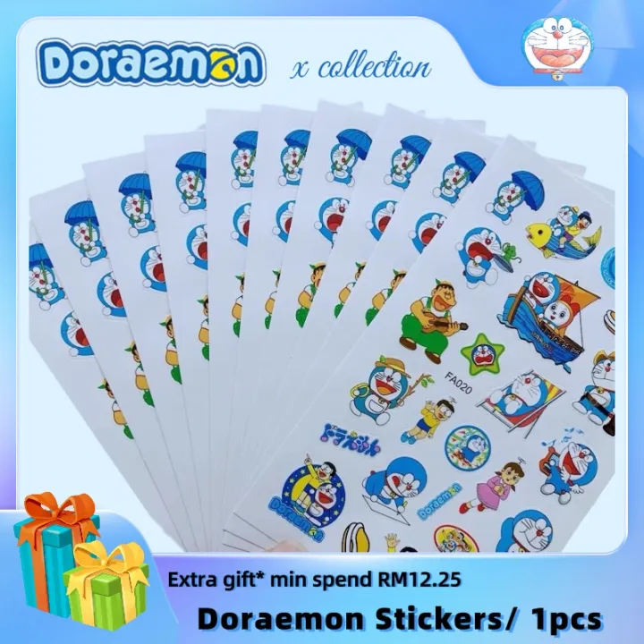 【1Pack】Doraemon kids stickers Doraemon Gift Kartun Stickers 小叮当 | Lazada