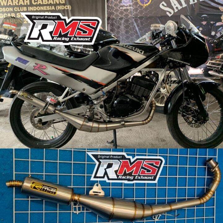 Knalpot racing 2 tak , rgr 150 , suzuki rgr 2 tak | Lazada Indonesia