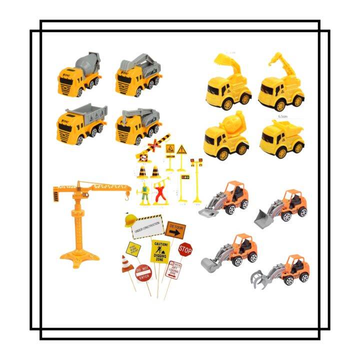 KL Seller @ Decoration Excavator Road Bulldozer Vehicle Road Sign ...