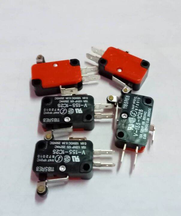 ไมโครสวิทซ์ Micro Switch V-155-1C25-15A 1/2HP 125-250VAC ขายแพค 5ตัว 65บ. | Lazada.co.th