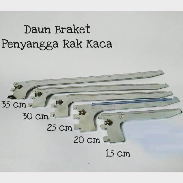 daun breket kaca / Bracket kaca (per pcs) | Lazada Indonesia