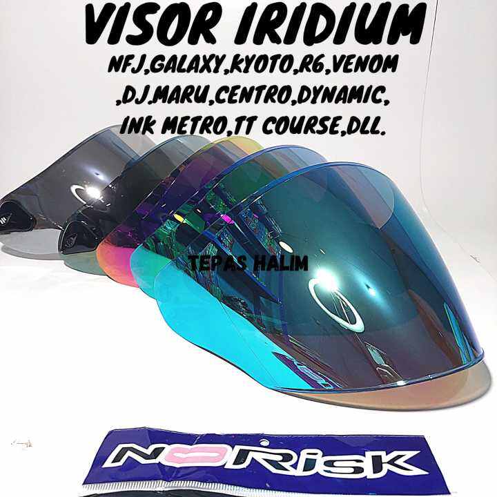 Kaca Helm Visor Helm Iridium NORISK NHK R6,KYT GALAXY,KYT DJ MARU,KYT ...