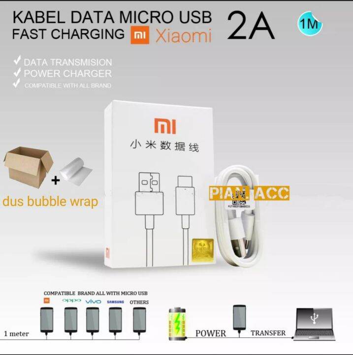 KABEL DATA XIAOMI MI 1 MICRO USB 100%ORIGINAL | Lazada Indonesia