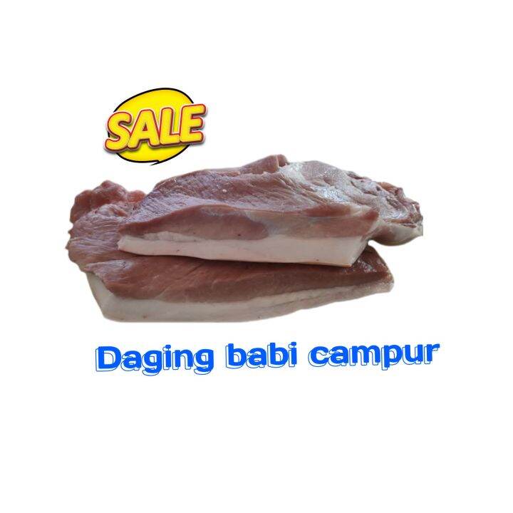 Daging Babi Campur ( Frozen 1/2 kg) khusus kota tangerang | Lazada ...