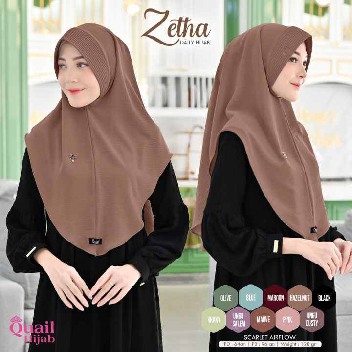 Quail hijab - Zetha daily hijab | Lazada Indonesia