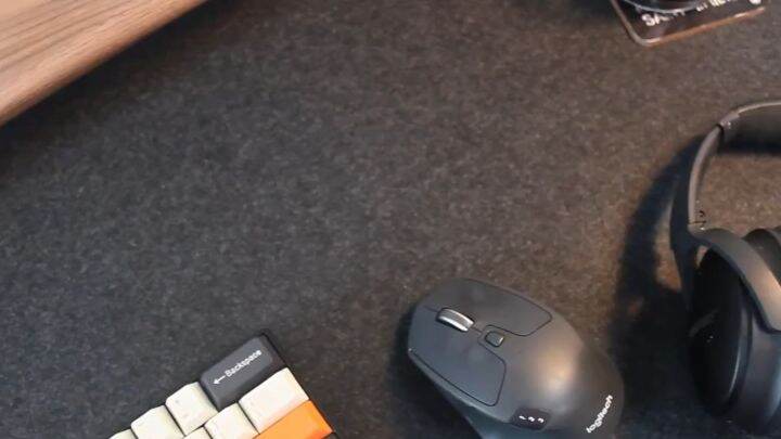 Sleek Design Large Felt Desk Pad PC Gaming Accessories Extended Mouse ...