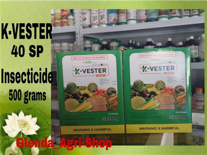 K-VESTER 40 SP Insecticide METHOMYL 5×100g (500 grams) | Lazada PH