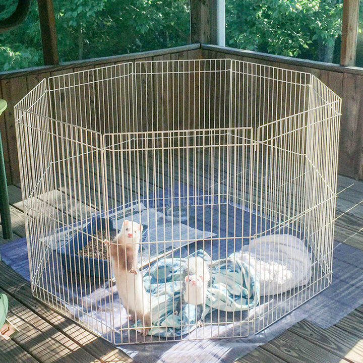 Chinese and Western Midwest Pet Ferret Totoro Rabbit Wind Cage Fence ...