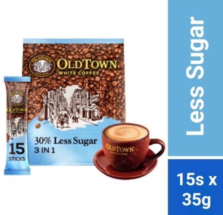 OLDTOWN WHITE COFFEE LESS SUGAR 30% KOPI OLD TOWN KURANG GULA 30% ...