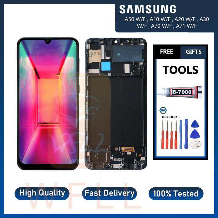 For Samsung A30/A50 W/F /A30S/WS/A31/WF/A32/A53 Screen Replacement LCD ...