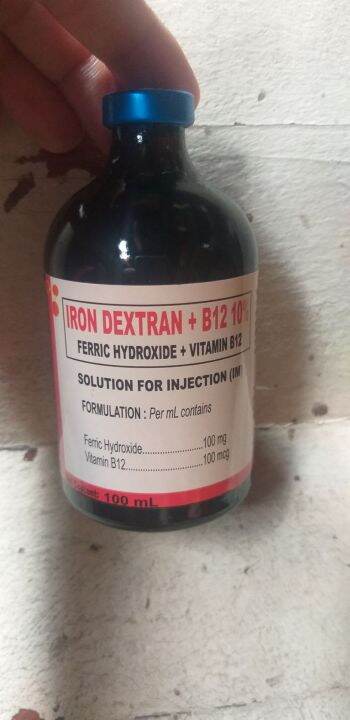 Iron Dextran + B12 10% ferric hydroxide + Vitamin 12 ( 100ml) | Lazada PH