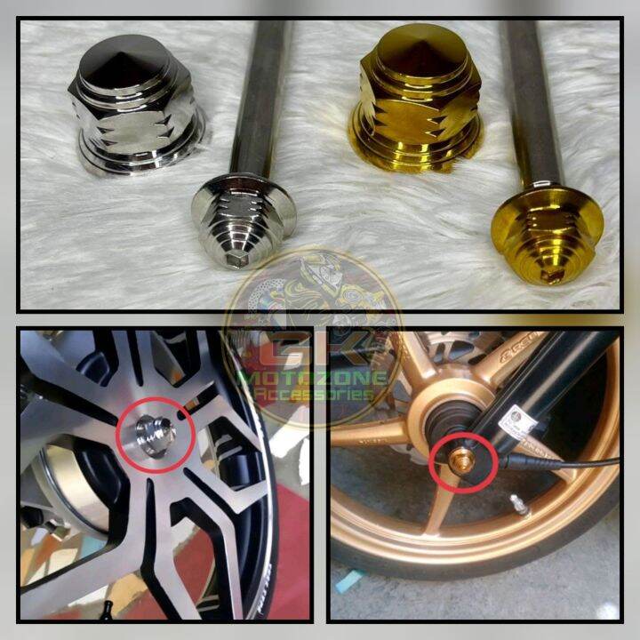 GKMotozone : Heng Rear Nut Sporty, M3, Soul i 125/GT, MXI, Nmax, Xmax ...