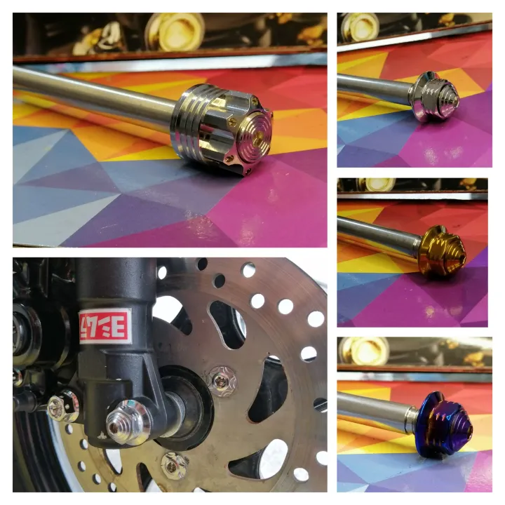 HENG FRONT AXLE MIO 125, MIO SPORTY, FINO, MSI 115, RUSI PASION | Lazada PH