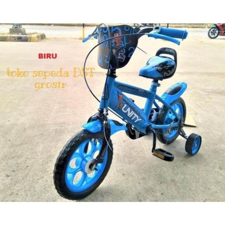 Sepeda Anak Laki-laki 12 Inchi Unity, Trendy Stir Ban Eva dan Centrum ...
