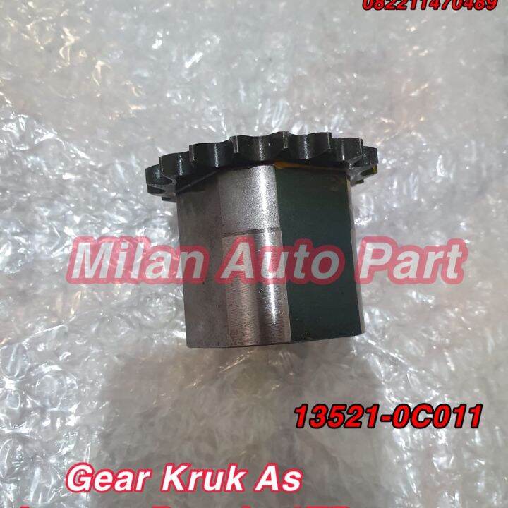 Gear kruk as crankshaft Innova Hilux bensin 1TR 13521-0C011 | Lazada ...