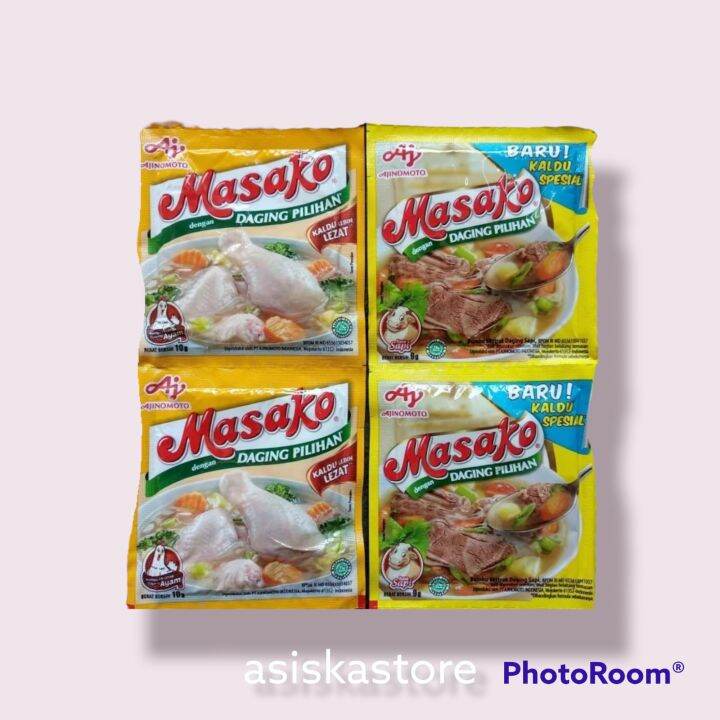 Masako Renceng Ayam 10 G 12 Saschet Masako Renceng Sapi 9 G 12