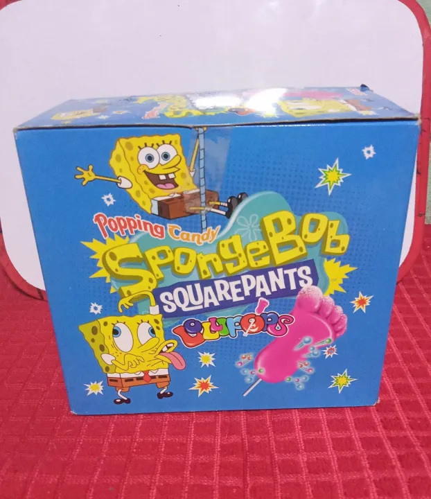 SpongeBob SquarePants popping candy Lollipop (20pcs) | Lazada PH