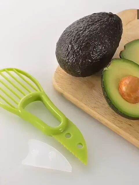 Avocado Cutter Avocado Slicer 3 in 1 Multifunctional Avocado Tool ...