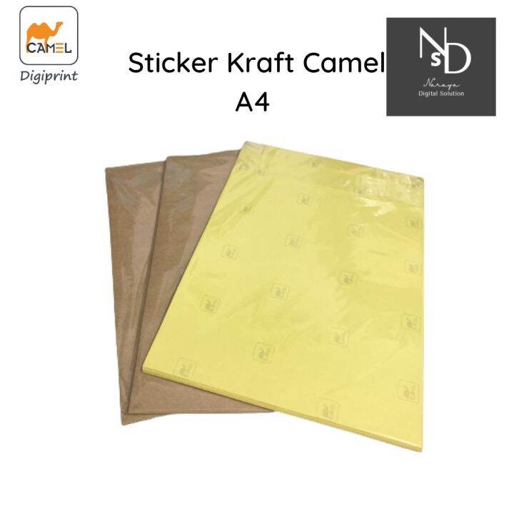 STICKER KRAFT CAMEL A4 STICKER LABEL A4 | Lazada Indonesia