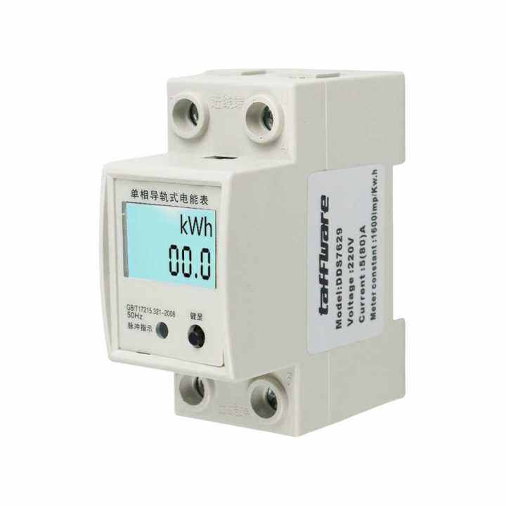 Pengukur Kwh Meter 220v 80 Ampere Alat Ukur Tegangan Listrik Arus Rumah Otomatis Smart Lazada