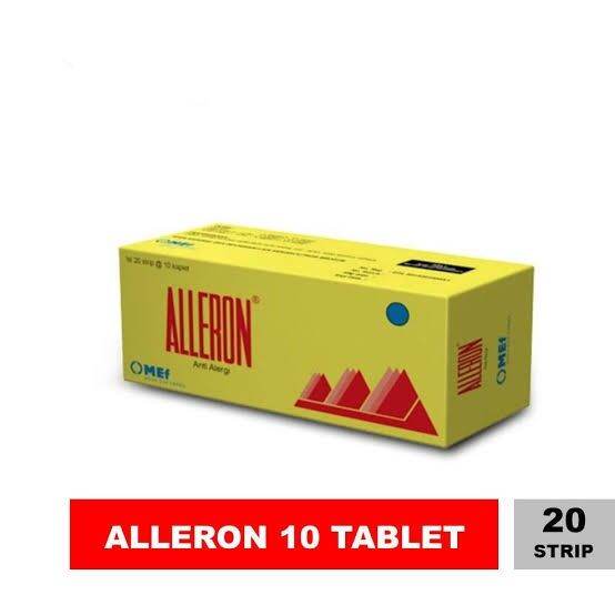 Alleron obat gatal alergi box isi 100 | Lazada Indonesia