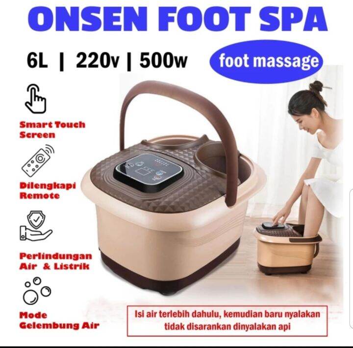 mesin perendam terapi kaki electric onsen foot spa massage ember baskom terapi air kaki elektrik ...
