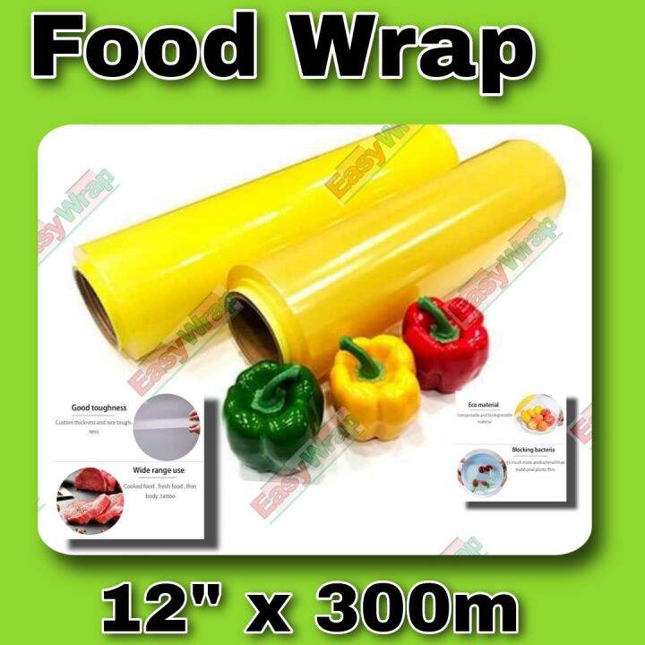 Food wrap 12"x300/15"x500/18"x500m food grade | Lazada PH