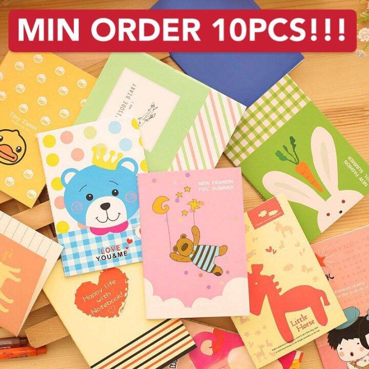 Cute mini notebook Buku nota comel Diary Notepad Memo Pad Door Gift ...