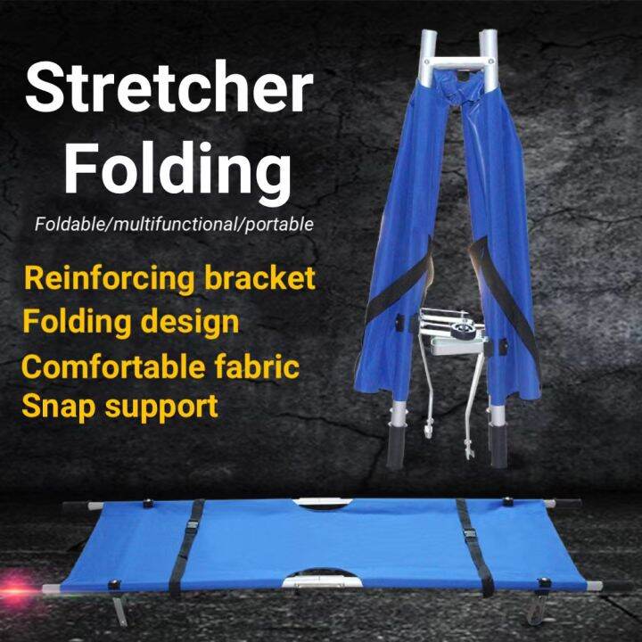 Folding Stretcher Portable Folding Bed Emergency EMS Evacuation Litter ...