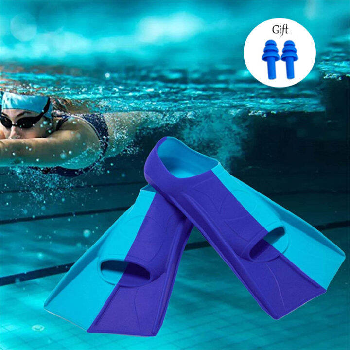 Professional diving fins for adults and kids, closed heeled swimming ...