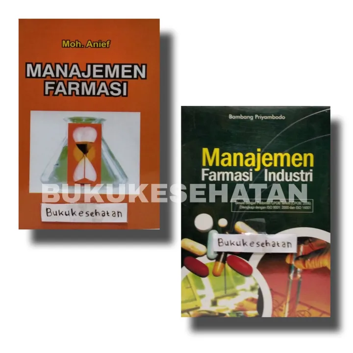 PAKET 2 BUKU MANAJEMEN FARMASI INDUSTRI DAN MANAJEMEN FARMASI M.ANIEF | Lazada Indonesia