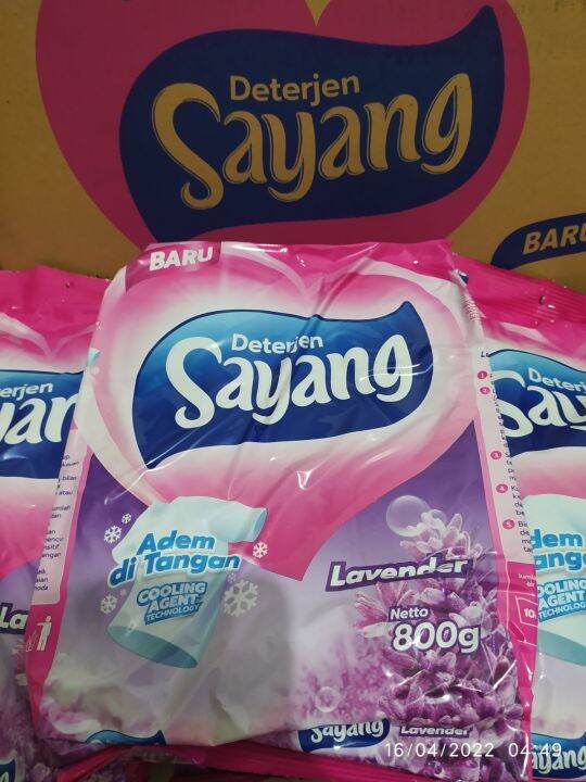DETERJEN POWDER SAYANG ( LAVENDER 800 g ) | Lazada Indonesia