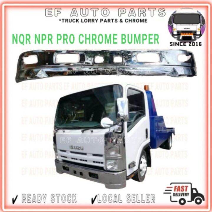 ISUZU NPR PRO NPR85 NPR70 3TON 7TON 75INCH CHROME BUMPER LORRY LORI ...