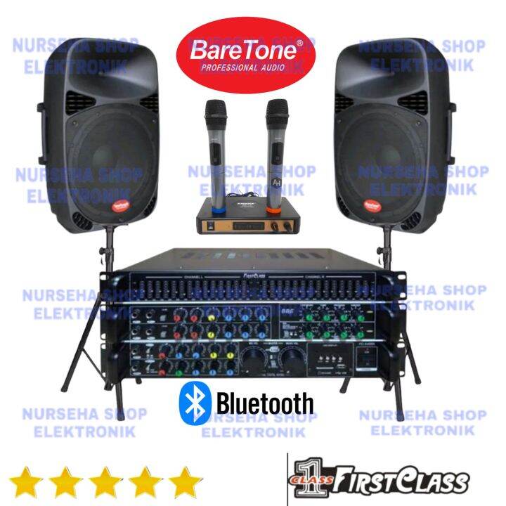 Paket sound system cafe live musik akustik outdoor indoor BARETONE 15 ...