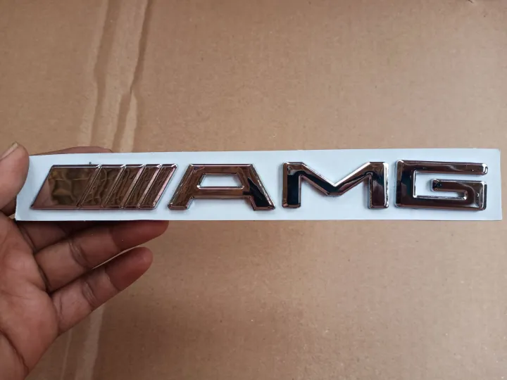 Emblem Besi 3d AMG Chrome | Lazada Indonesia