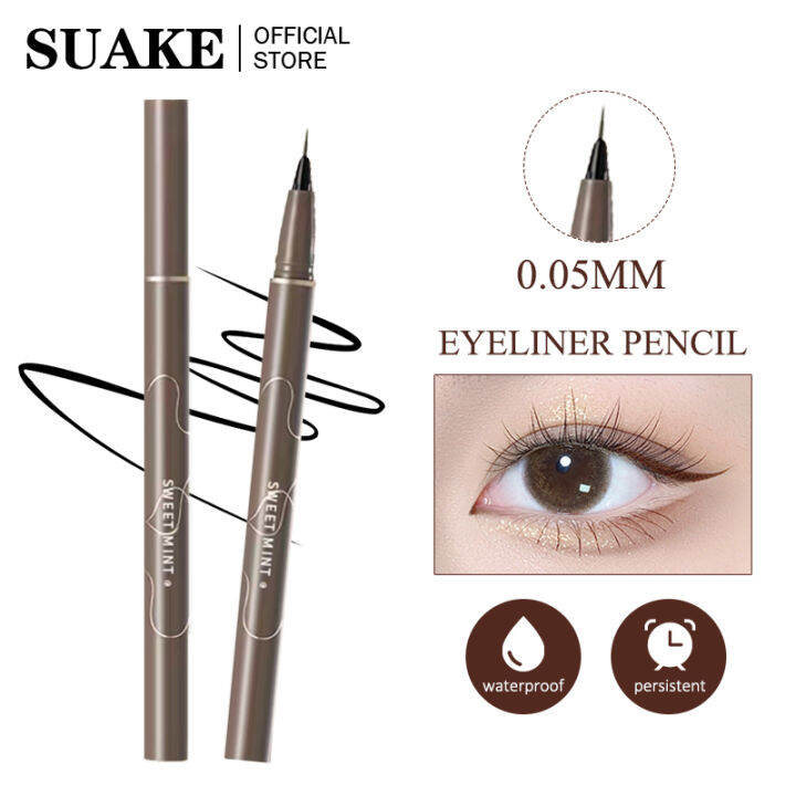 SUAKE liquid eyeliner pencil Ultrafine 0.05mm Glitter Pearly Eye ...