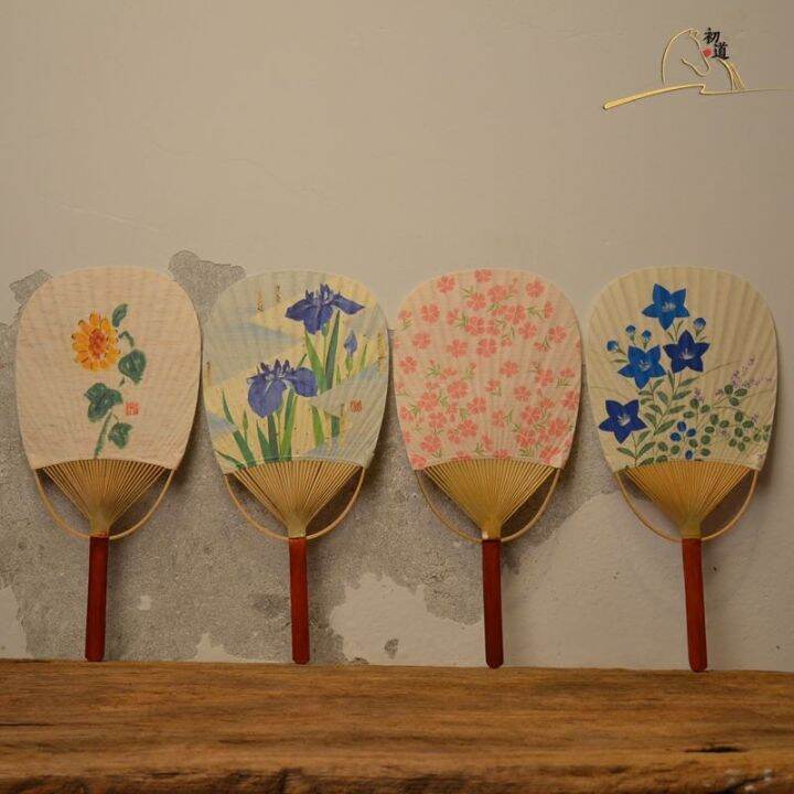 Circular Fan Paper Japanese Style Chinese Folding Fan Japan Female Fan ...