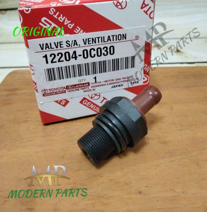 12204-0C030 PCV VALVE TOYOTA PCV PVC VALVE VENTILATOR TOYOTA INNOVA REBORN INOVA RIBON HILUX ...